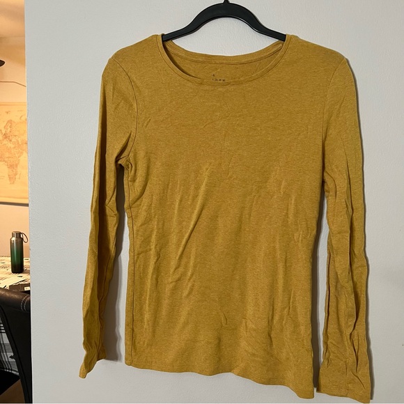 a new day | Tops | Yellow Long Sleeve Basic Tee | Poshmark